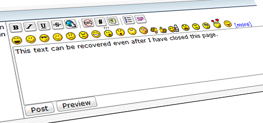 Recover Typed Text From Closed Tabs in Opera